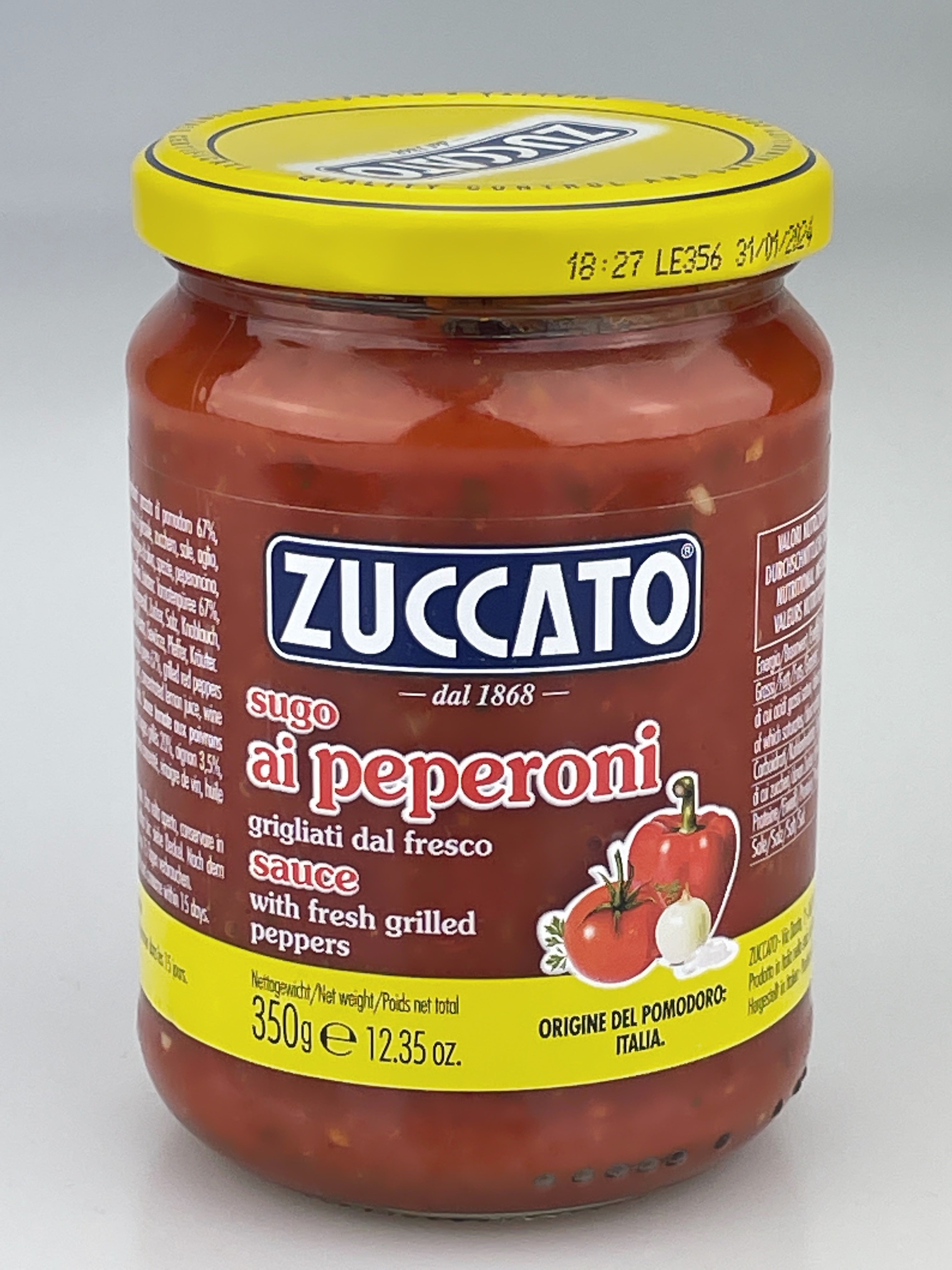 Sugo ai Peperoni – Zuccato - Tomatensoße mit gegrillter Paprika – Ital ...